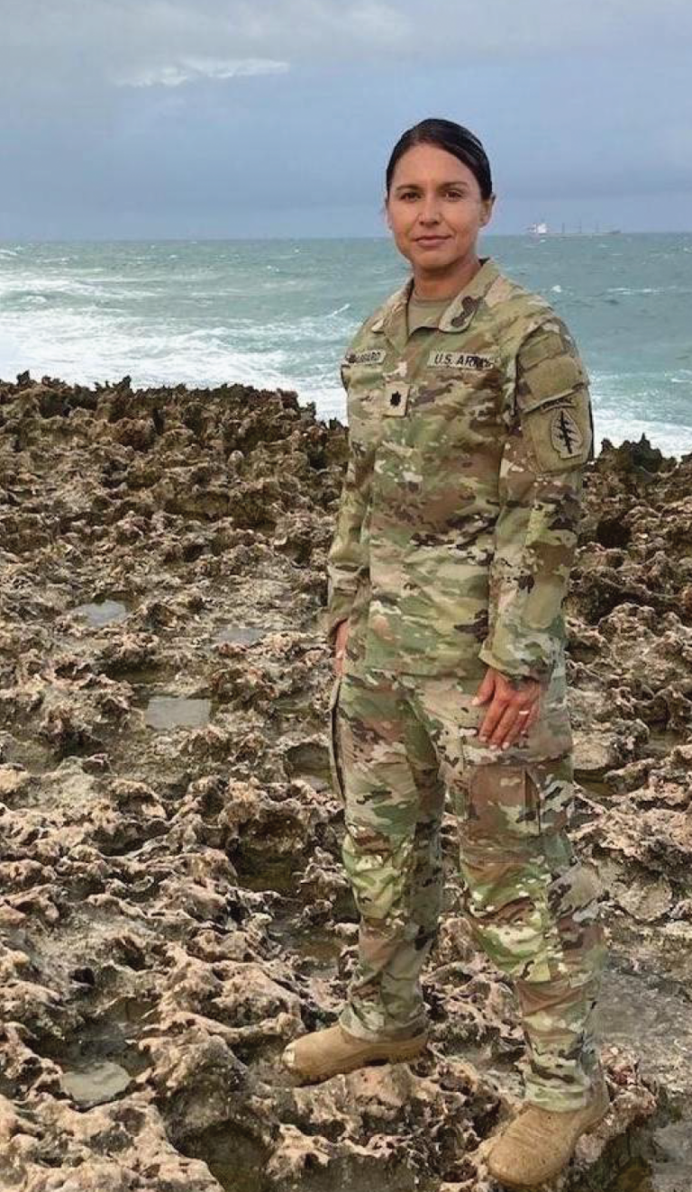 Congratulations U.S. Army Lt. Col. Tulsi Gabbard | Armenian Life